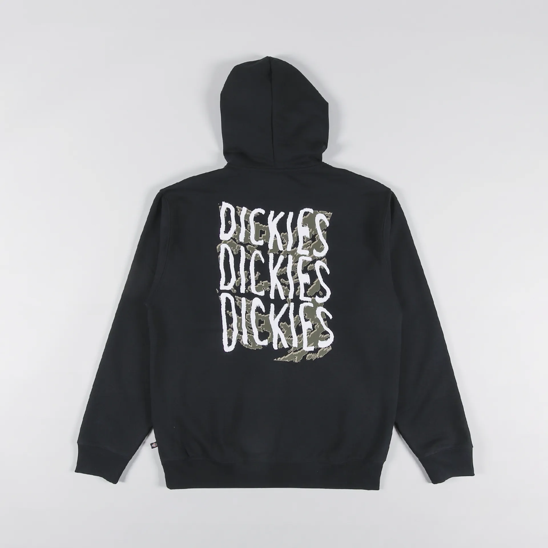 Dickies Mens Creswell Logo Pullover Hoodie Black