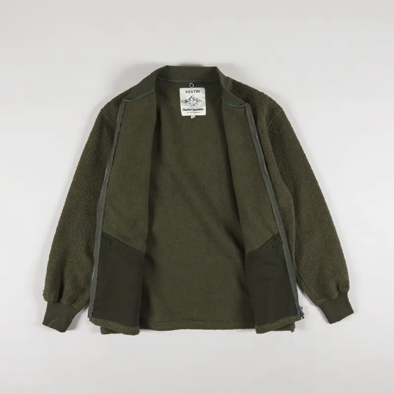 Kestin Mens Dreghorn British Army Fleece Jacket Defender Green