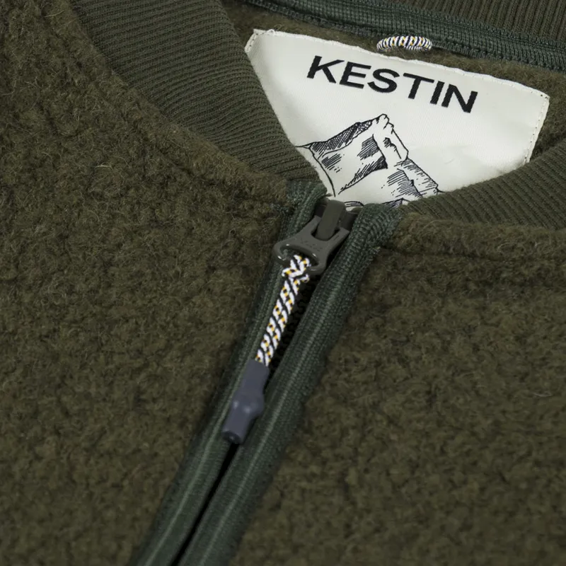 Kestin Mens Dreghorn British Army Fleece Jacket Defender Green