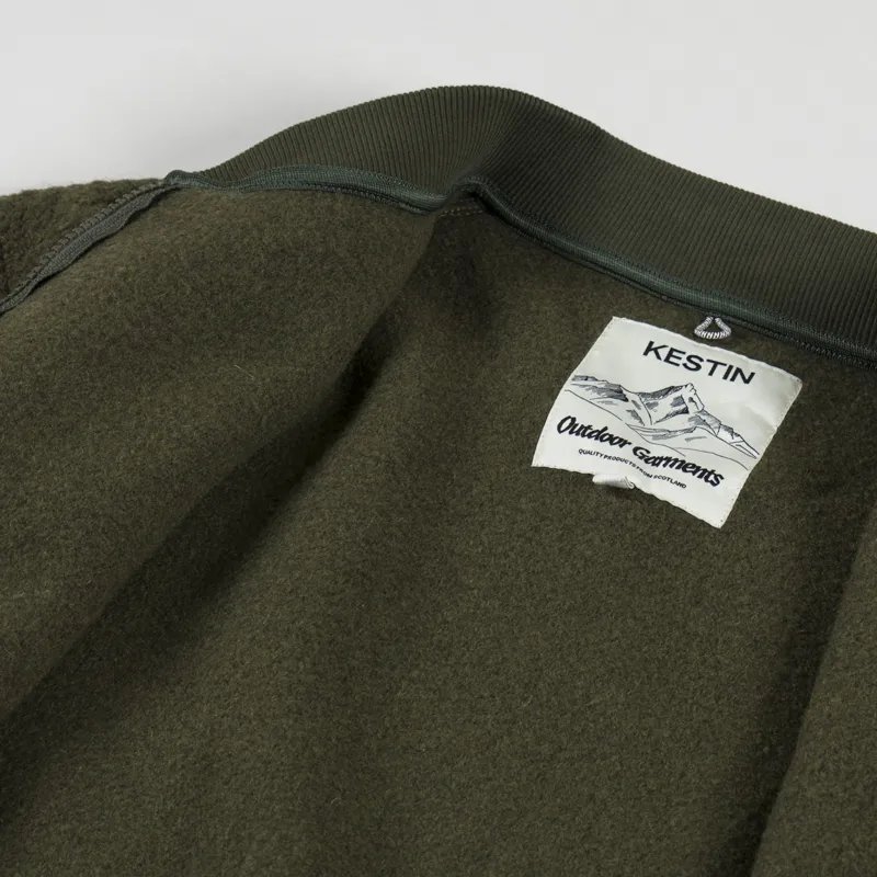 Kestin Mens Dreghorn British Army Fleece Jacket Defender Green