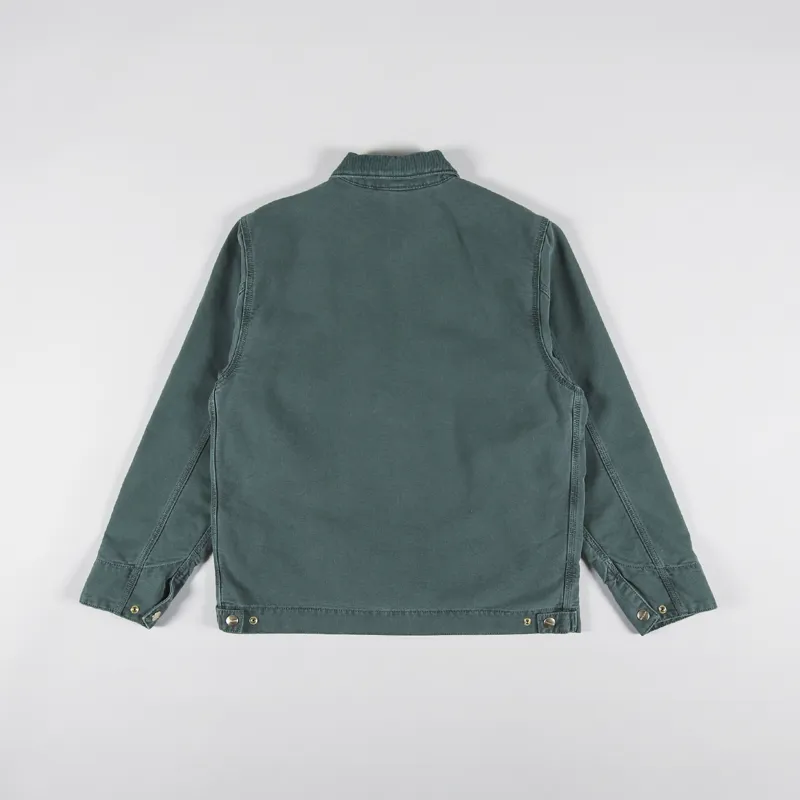Carhartt WIP Mens Canvas Detroit Jacket Botanic Green Faded