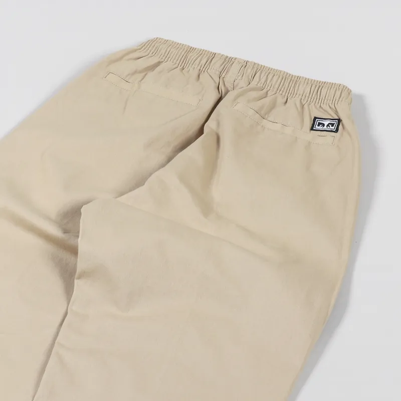 Obey Clothing Mens Easy Twill Pants Irish Cream Brown