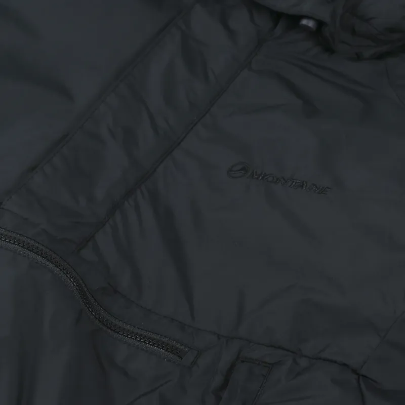 Montane Mens Fleece Lined Extreme Smock Black Pullover Jacket