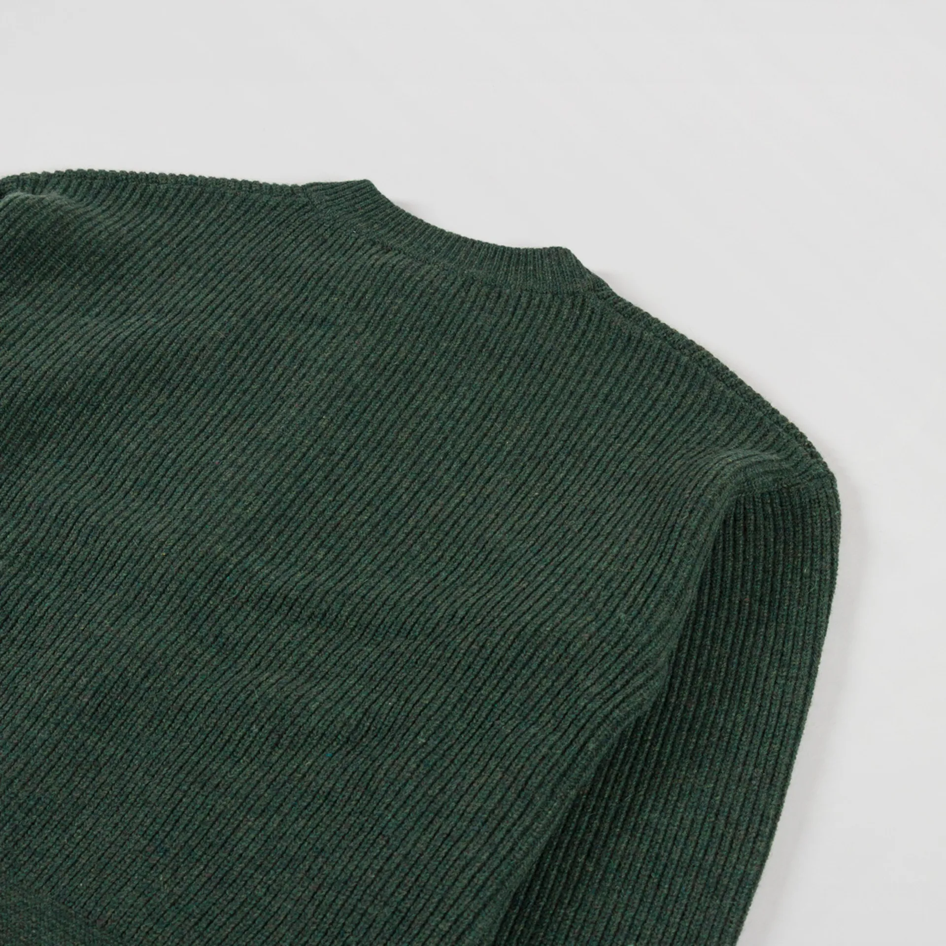 Frizmworks Mens Knitted Wool Deck Zip Up Cardigan Jacket Forest