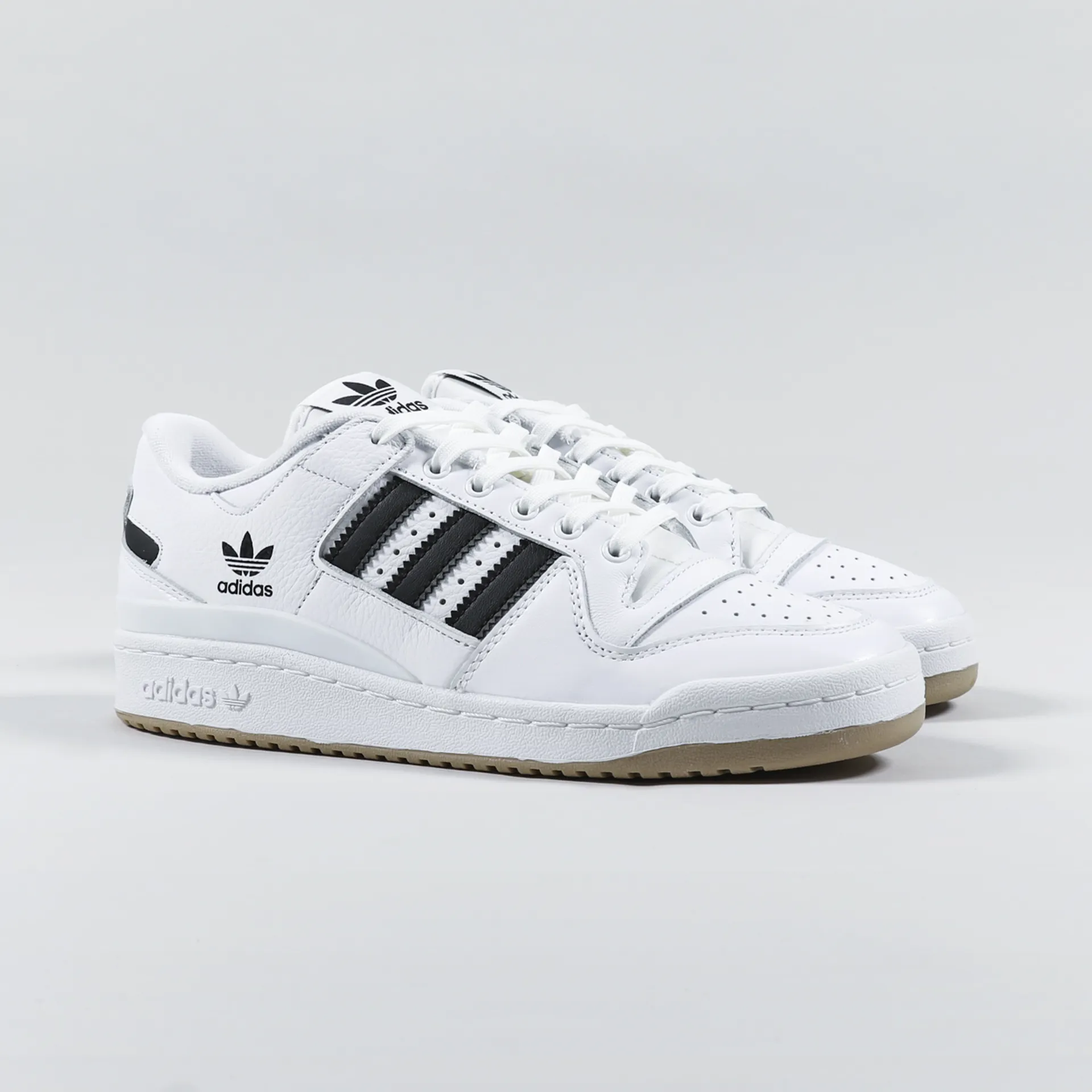 Adidas Skateboarding Mens Forum 84 Low Adv Shoes White Black
