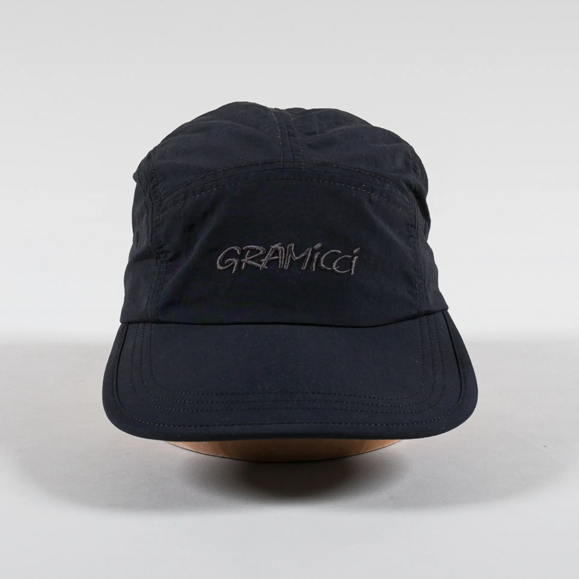 Gramicci Mens Nylon Five Panel Cap Black