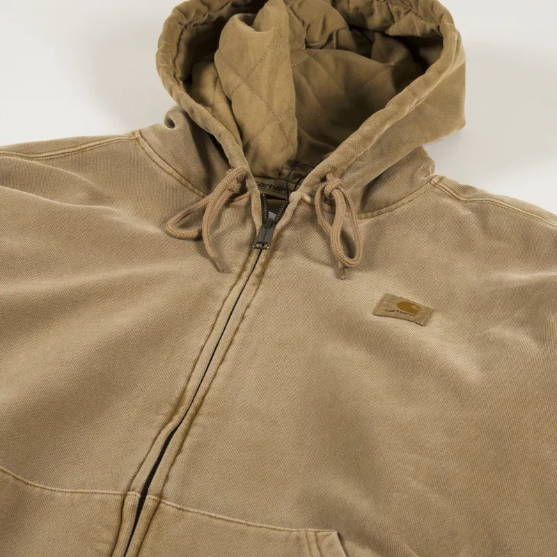 Carhartt WIP Mens Hooded Pullover Vista Jacket Buffalo Brown