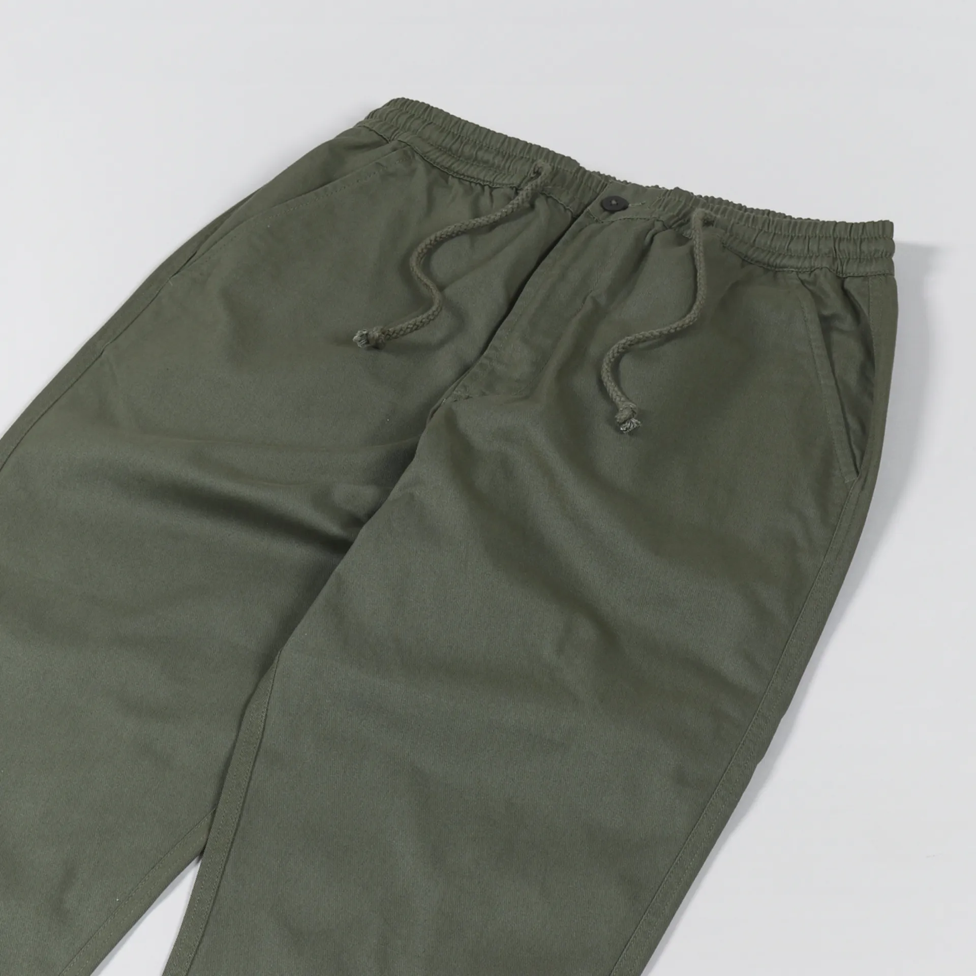 Universal Works Mens Hi Water Trousers Light Olive Twill Pants