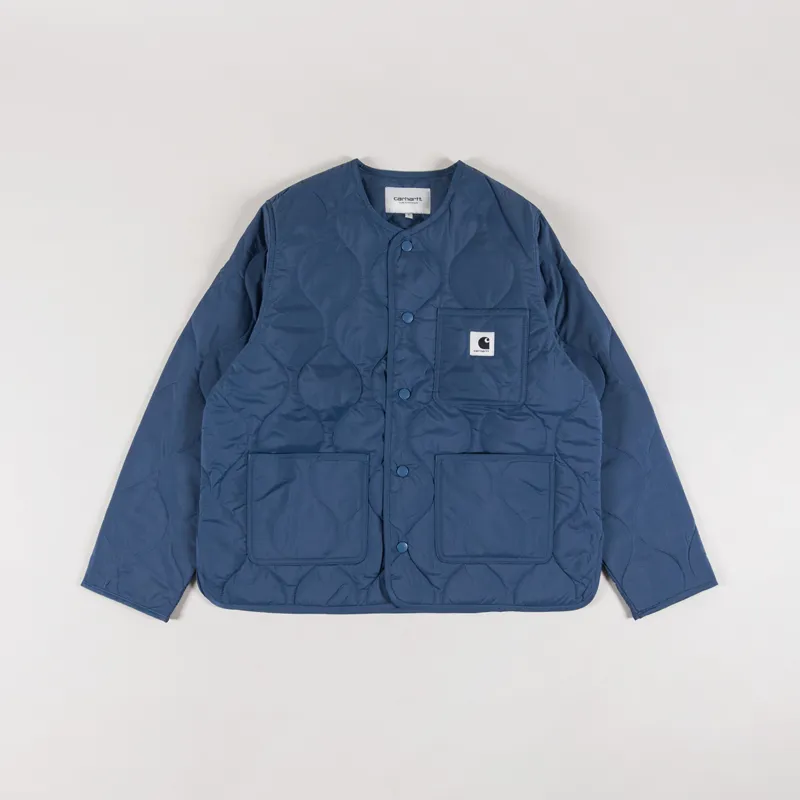 Carhartt WIP Womens Skyler Ripstop Liner Jacket Positano Blue