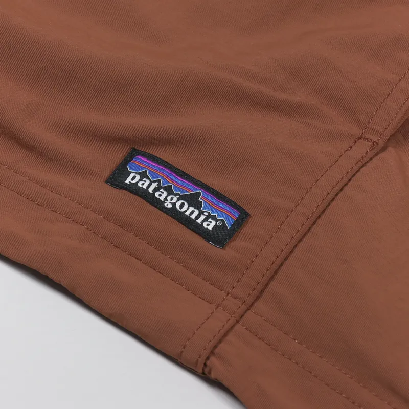 Patagonia Mens Recycled Isthmus Anorak GPIW Patch Sisu Brown