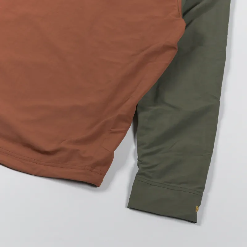 Patagonia Mens Recycled Isthmus Anorak GPIW Patch Sisu Brown