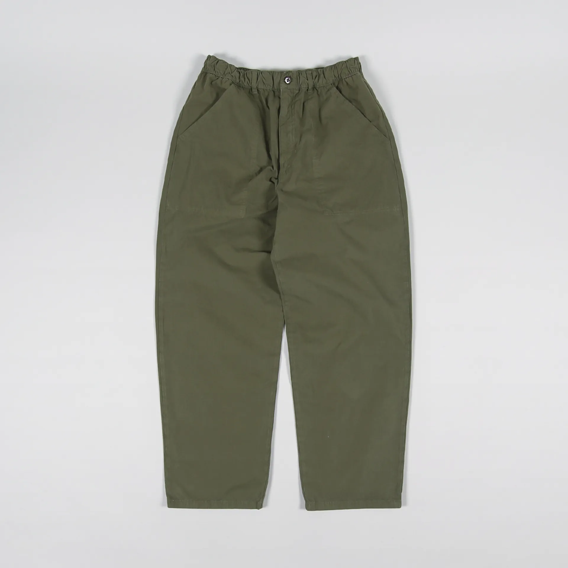 Stan Ray USA Men Jungle Fatigue Pants Olive Green Poplin Trousers