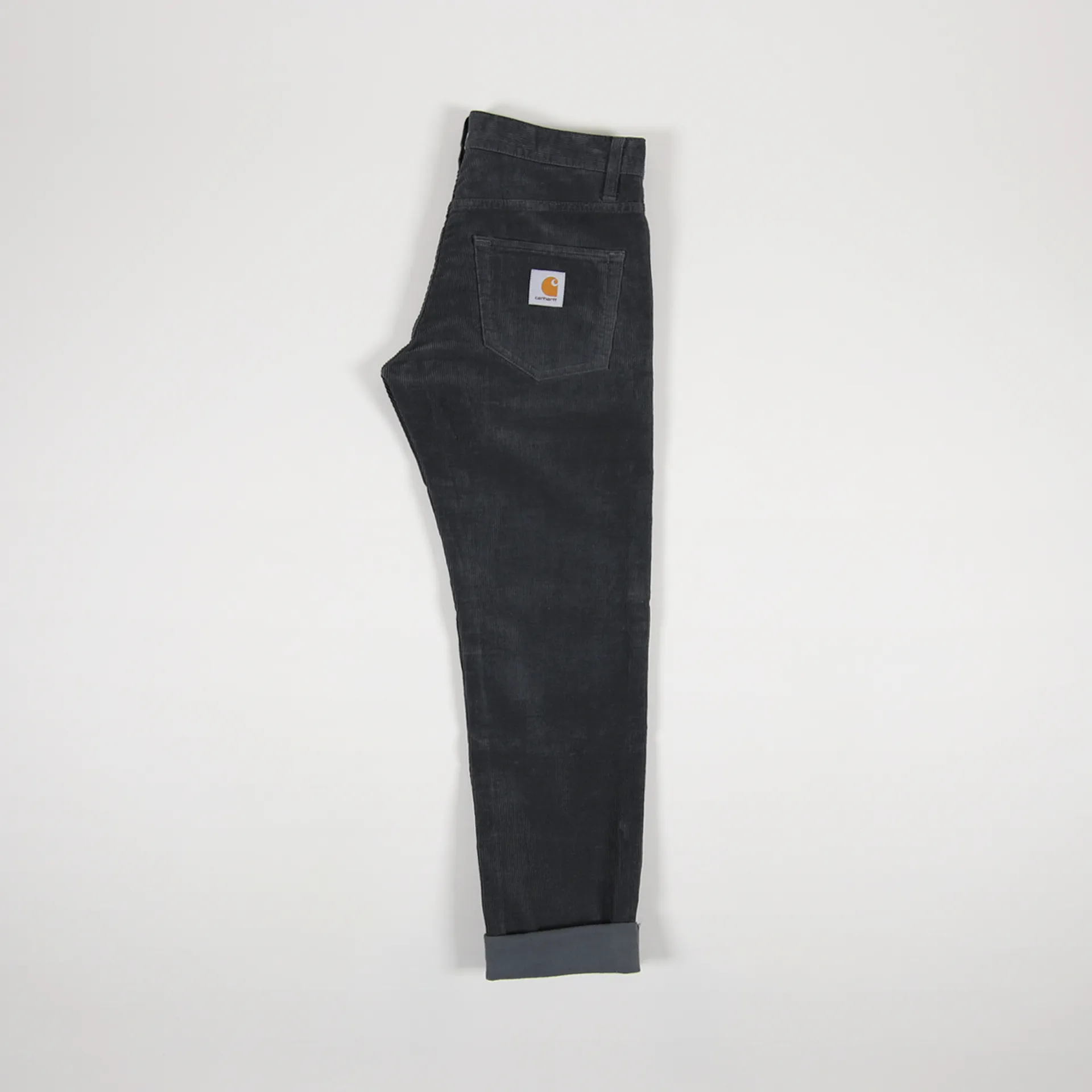 Carhartt WIP Klondike Corduroy Pants Blacksmith Grey Trousers