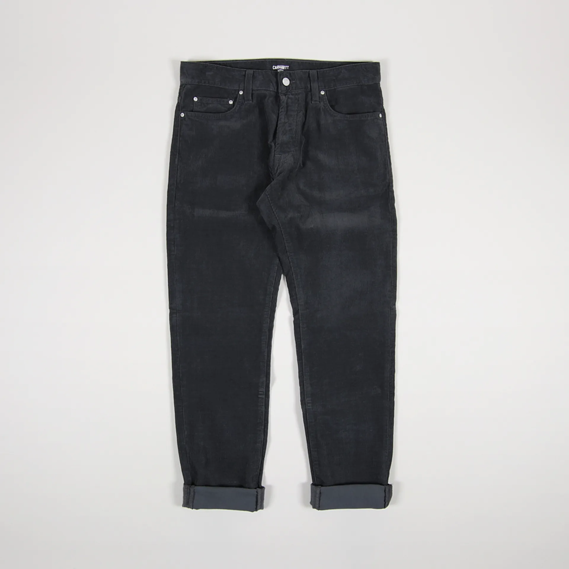 Carhartt WIP Klondike Corduroy Pants Blacksmith Grey Trousers