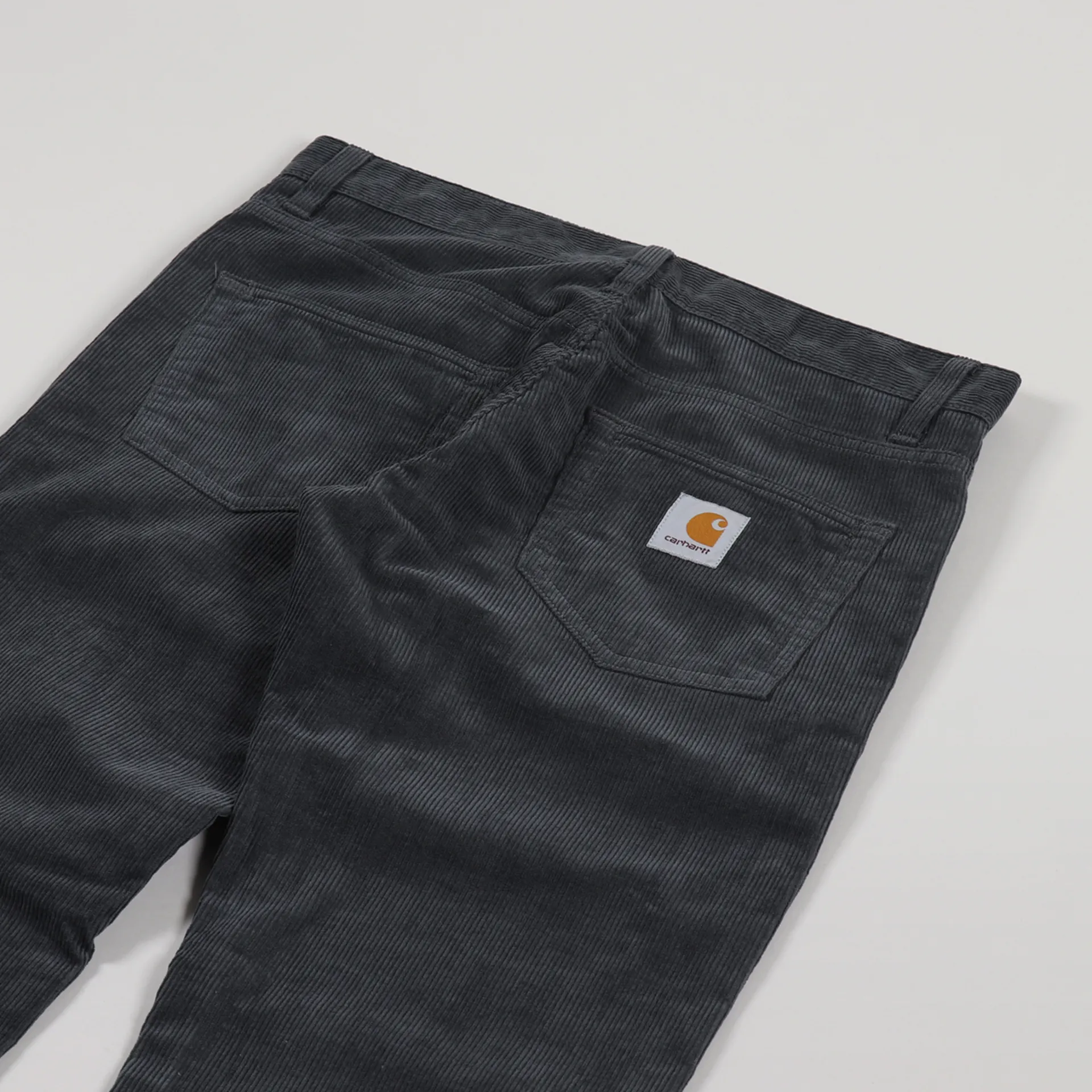 Carhartt WIP Klondike Corduroy Pants Blacksmith Grey Trousers