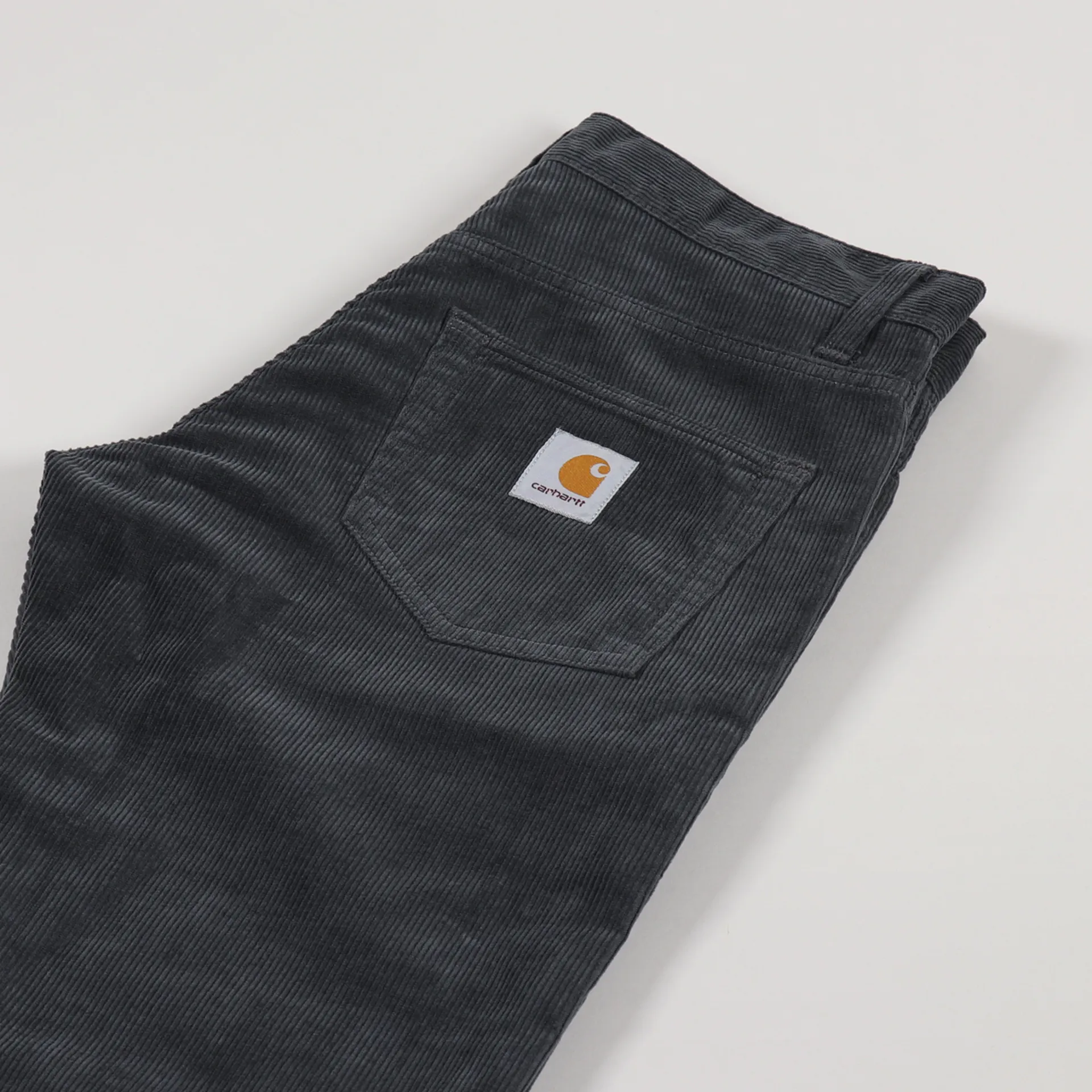 Carhartt WIP Klondike Corduroy Pants Blacksmith Grey Trousers