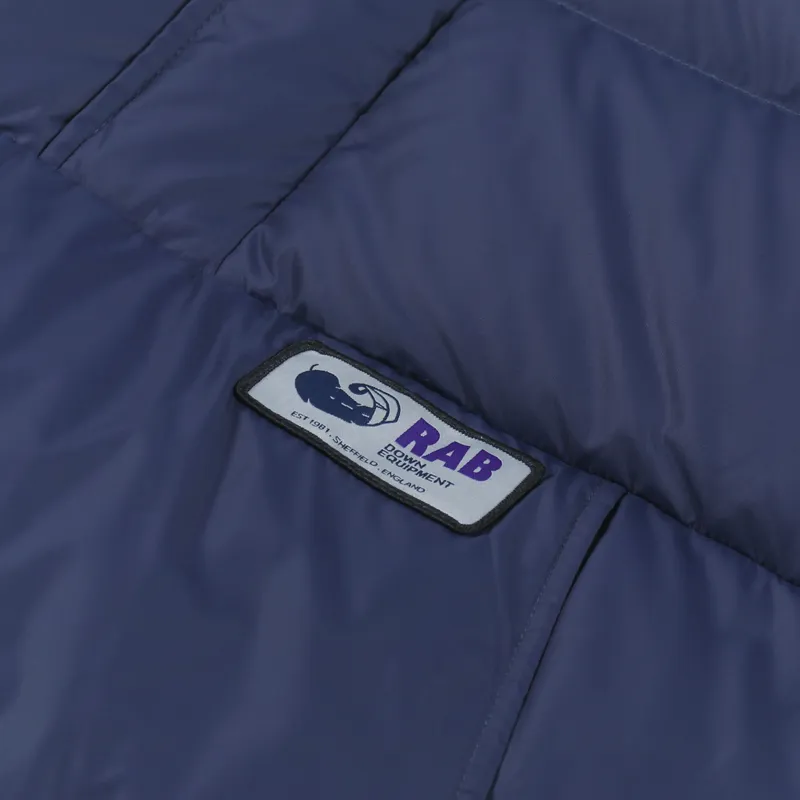 Rab Equipment Kinder Smock Deep Ink Blue Pullover Down Jacket