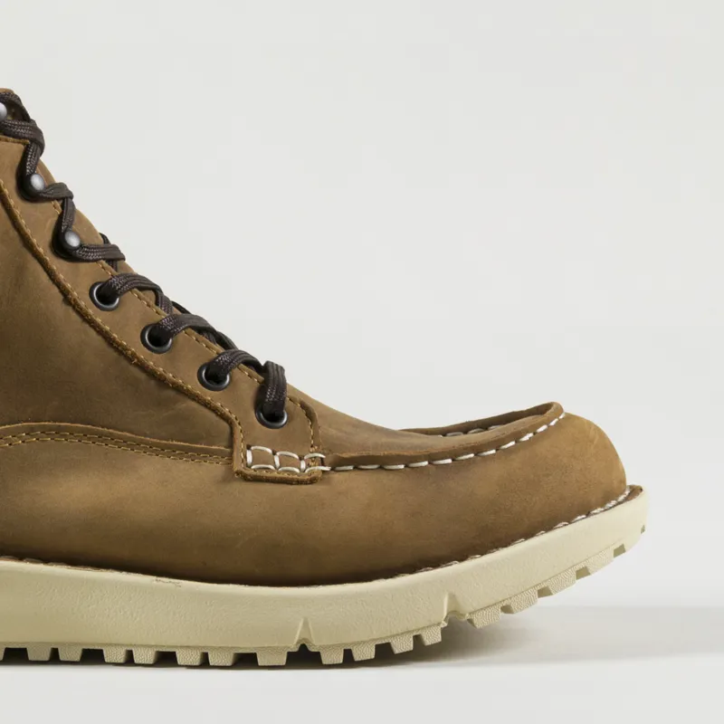 Danner USA Mens Logger Moc 917 GORE-TEX Work Boots Bone Brown