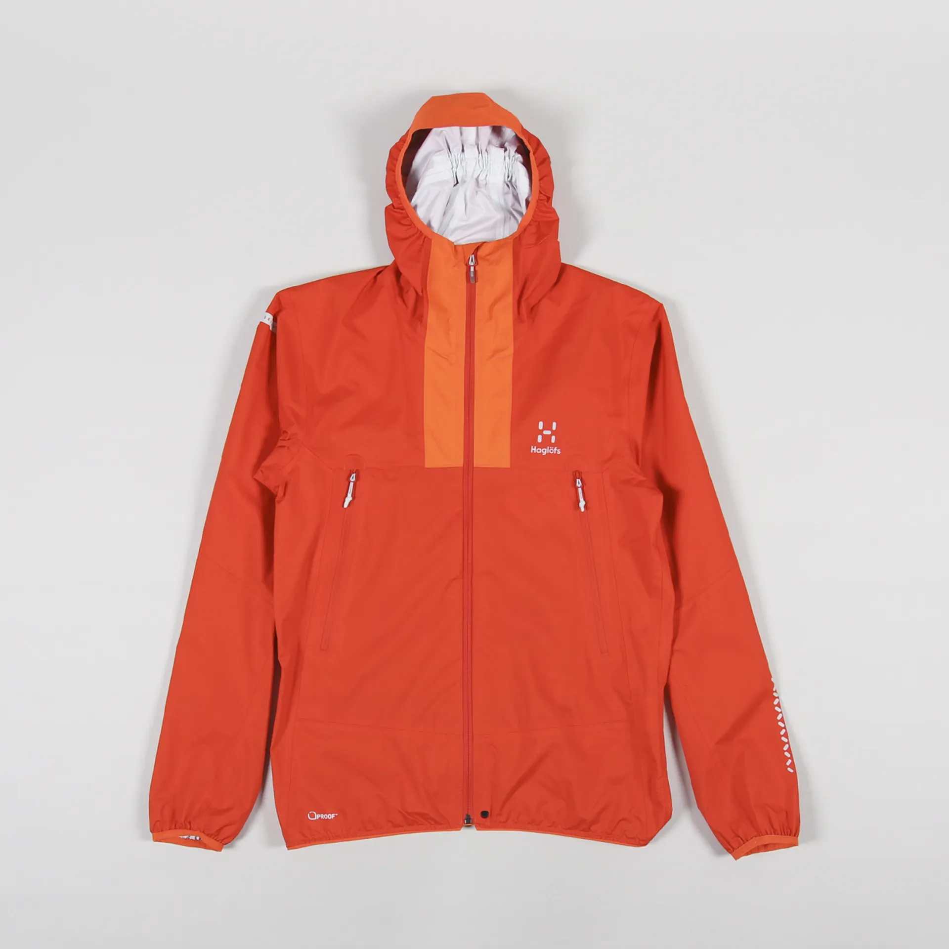 Haglofs Mens Lightweight L.I.M PROOF Shell Jacket Habanero Orange
