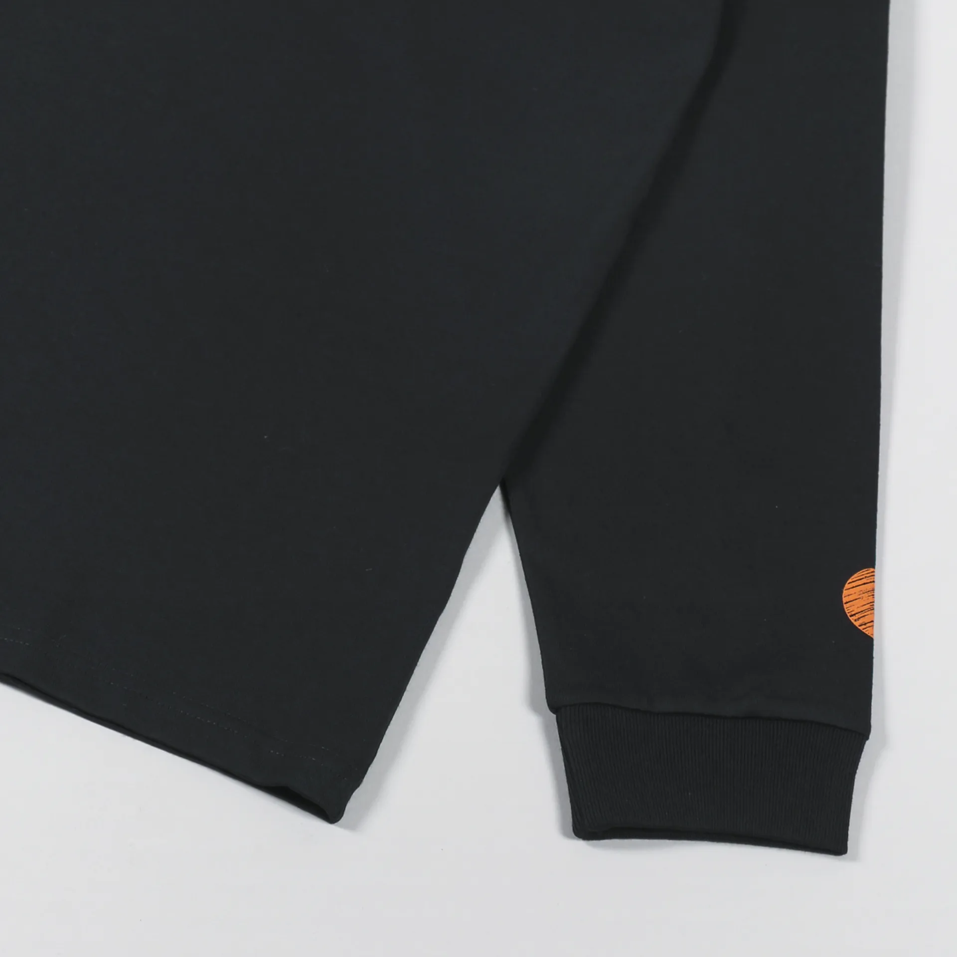 Carhartt WIP Men Short Sleeve Linograph Long Sleeve T Shirt Black