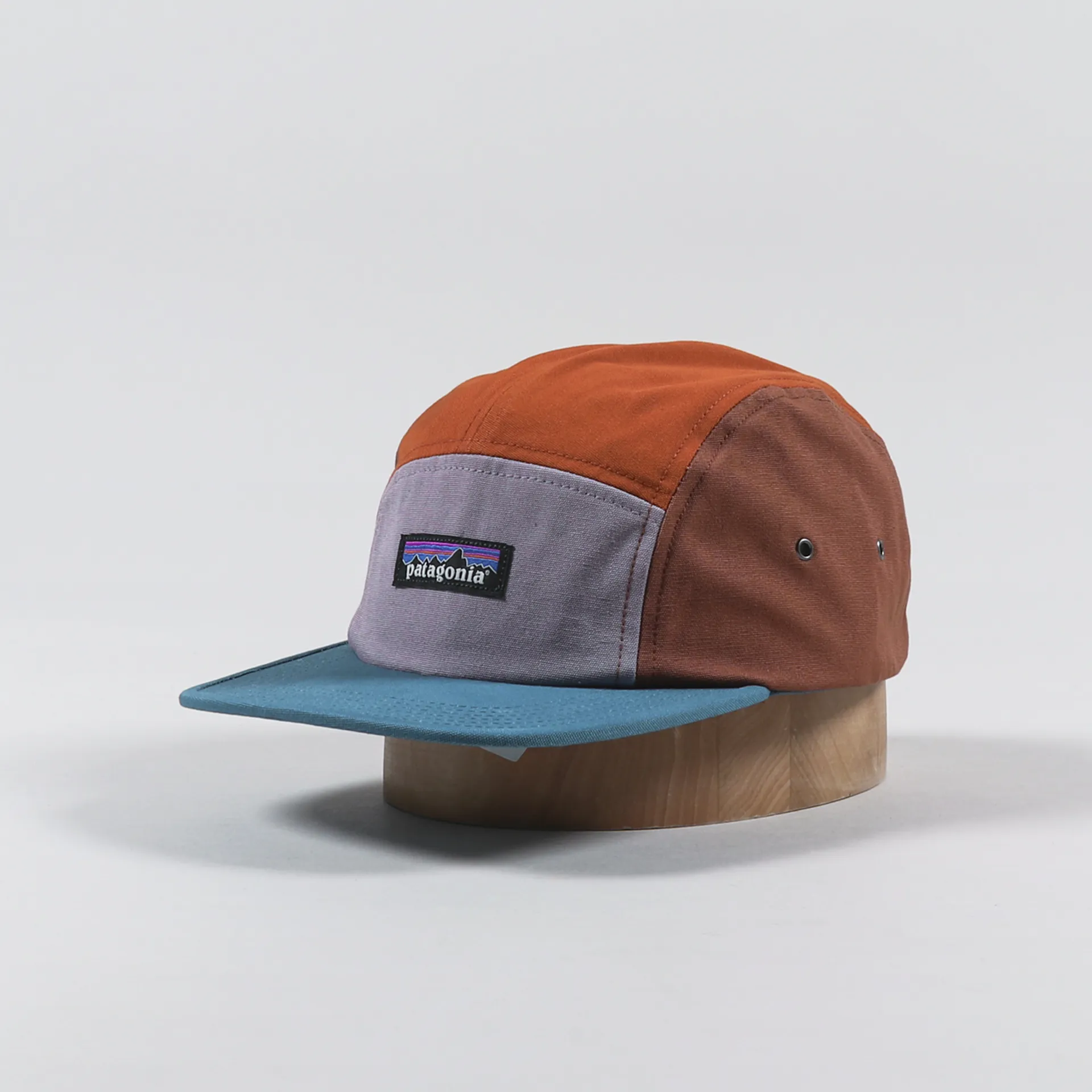 Patagonia Maclure Hat P-6 Label Rustic Purple Five Panel Cap