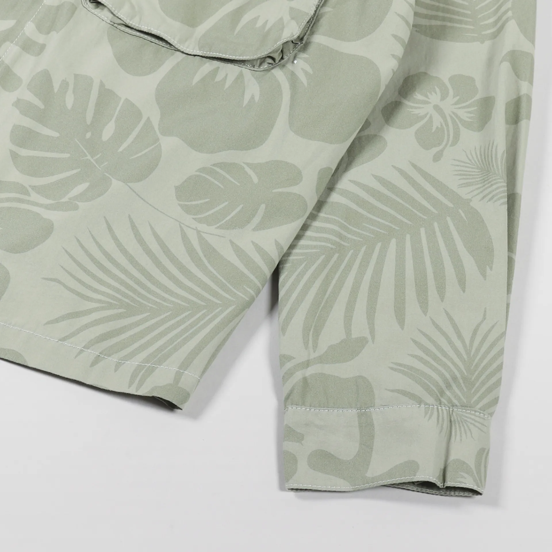 TSPTR Mens Marine Jacket Olive Aloha Green Overshirt