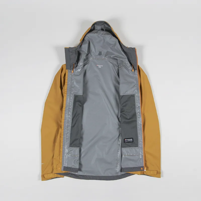 Montane Mens Pertex Shield Meteor Jacket Inca Gold Yellow