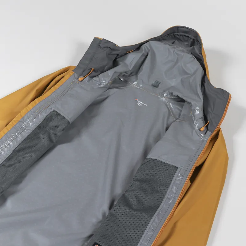 Montane Mens Pertex Shield Meteor Jacket Inca Gold Yellow