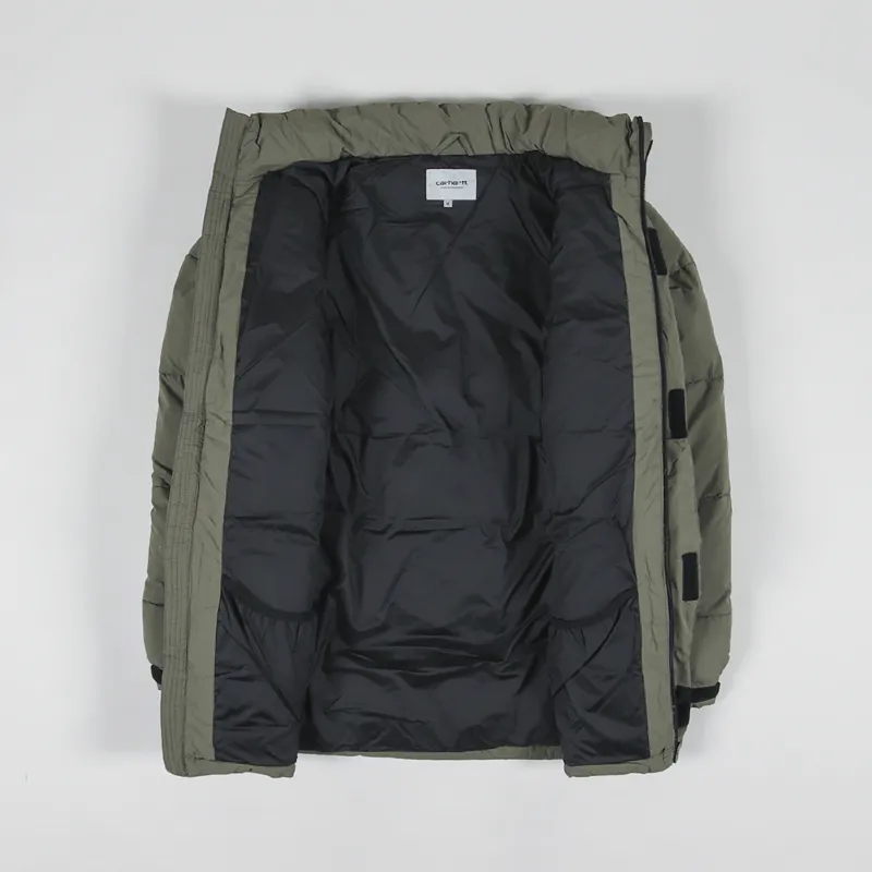 Carhartt WIP Mens Insulated Milton Jacket Seaweed Green