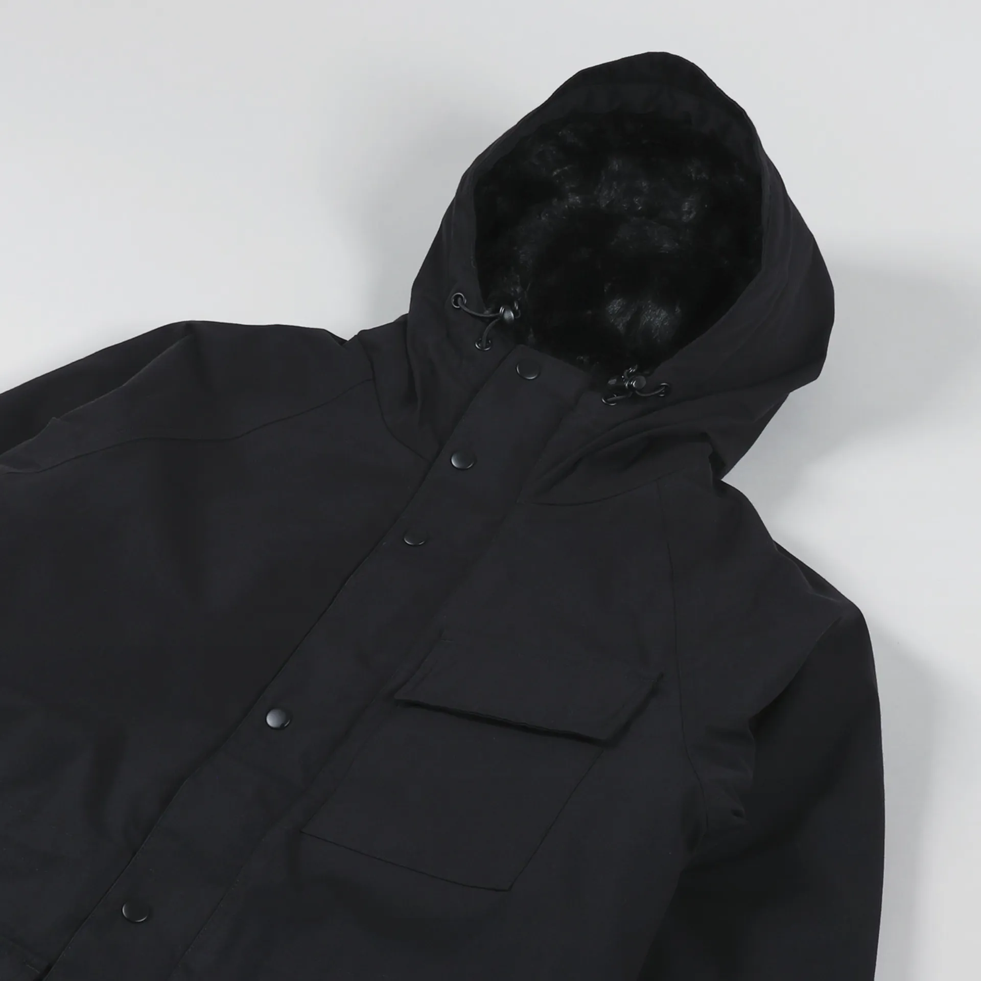 Carhartt WIP Mens Waterproof Morden Jacket Black Winter Parka