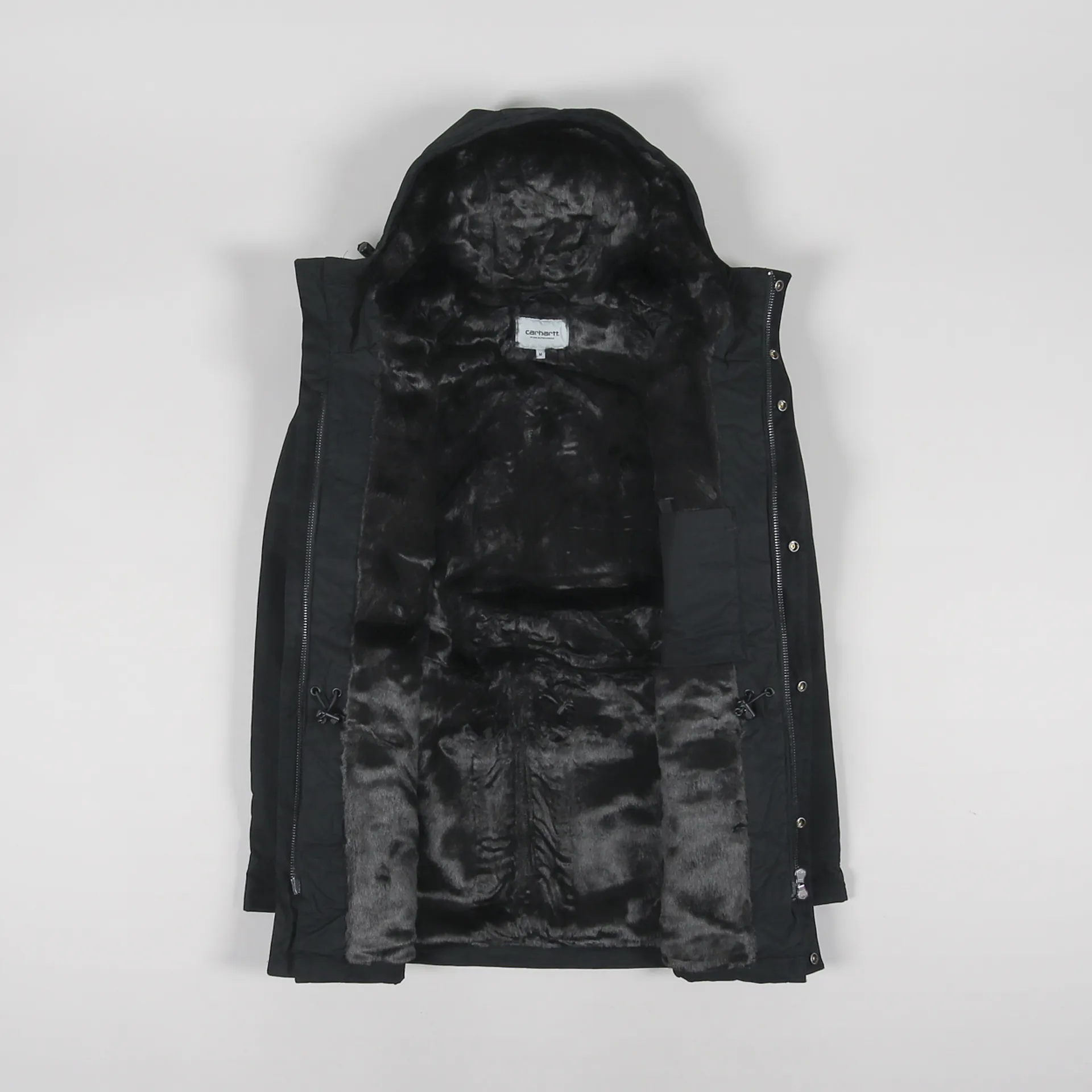 Carhartt WIP Mens Winter Morden Jacket Black Parka