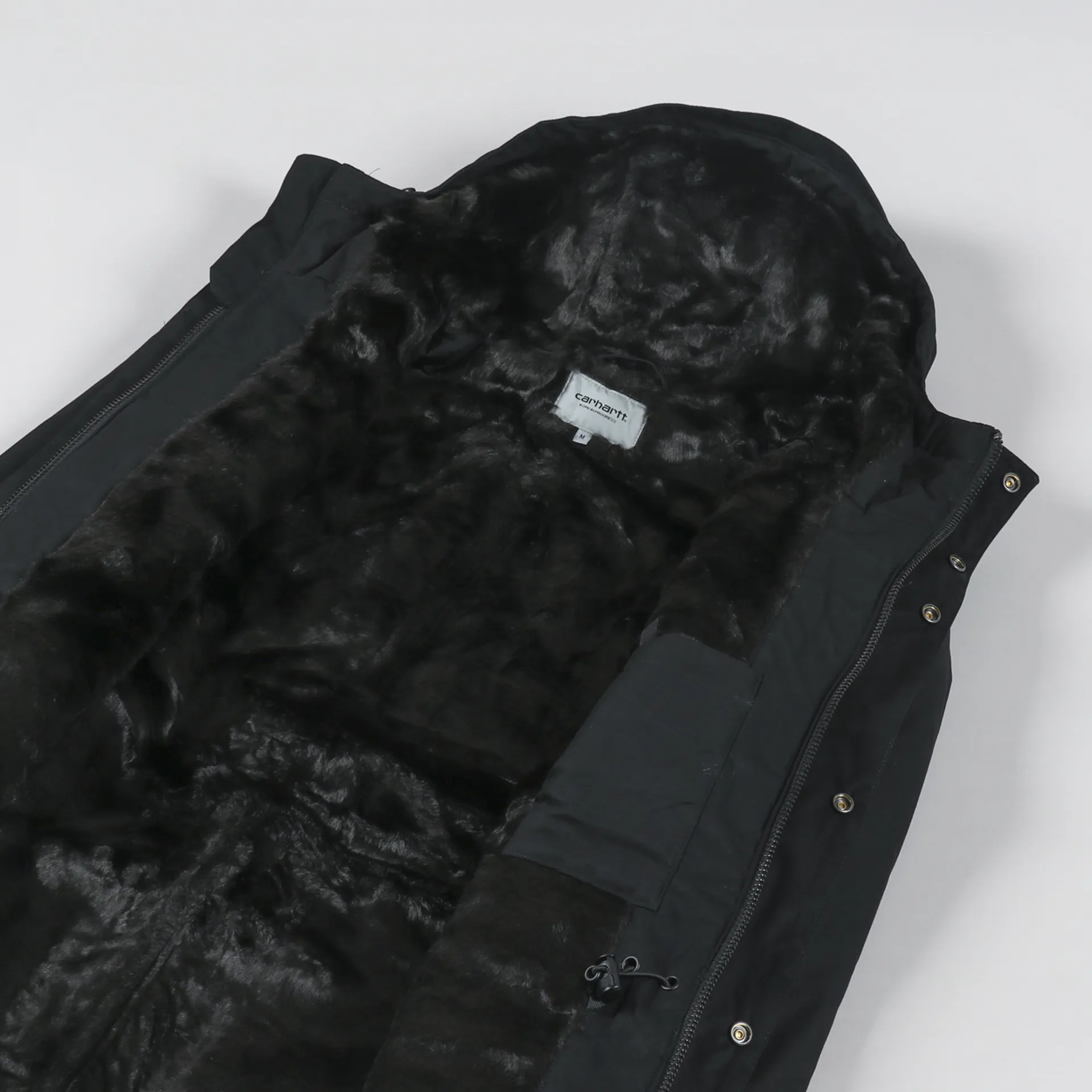 Carhartt WIP Mens Winter Morden Jacket Black Parka