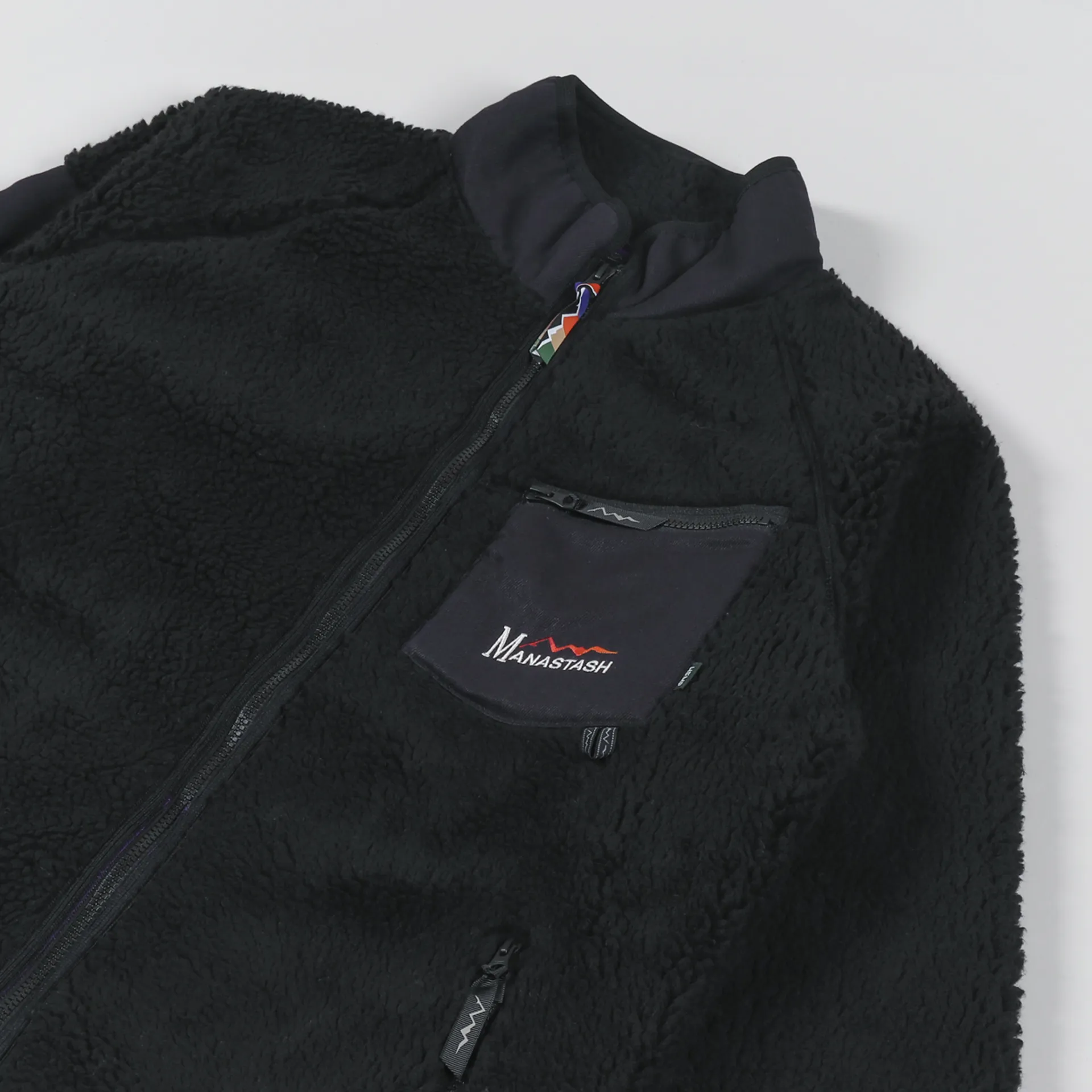 Manastash Mens Mount Gorilla Fleece Jacket 22 Black