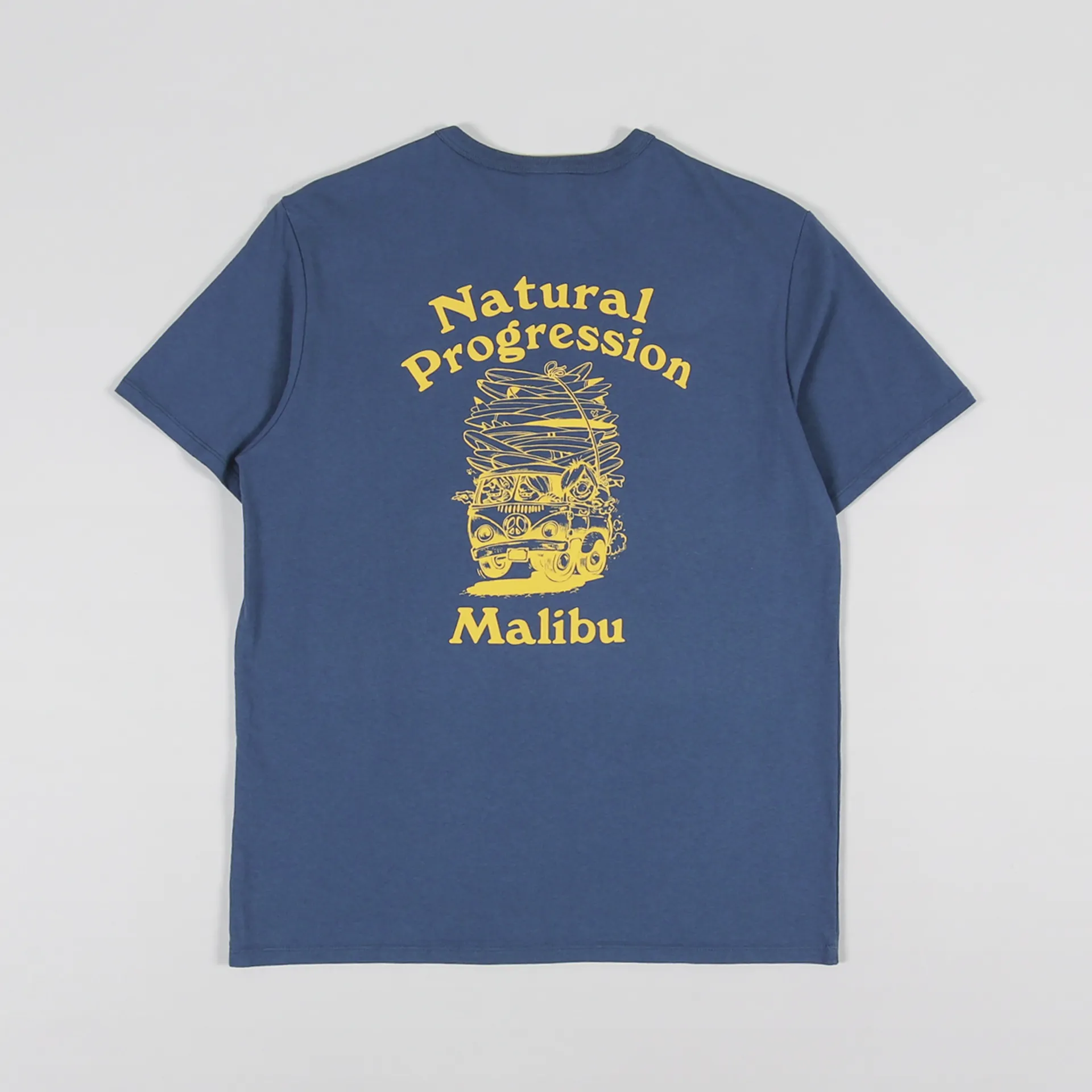 TSPTR Mens Short Sleeve Natural Progression T Shirt Navy Blue