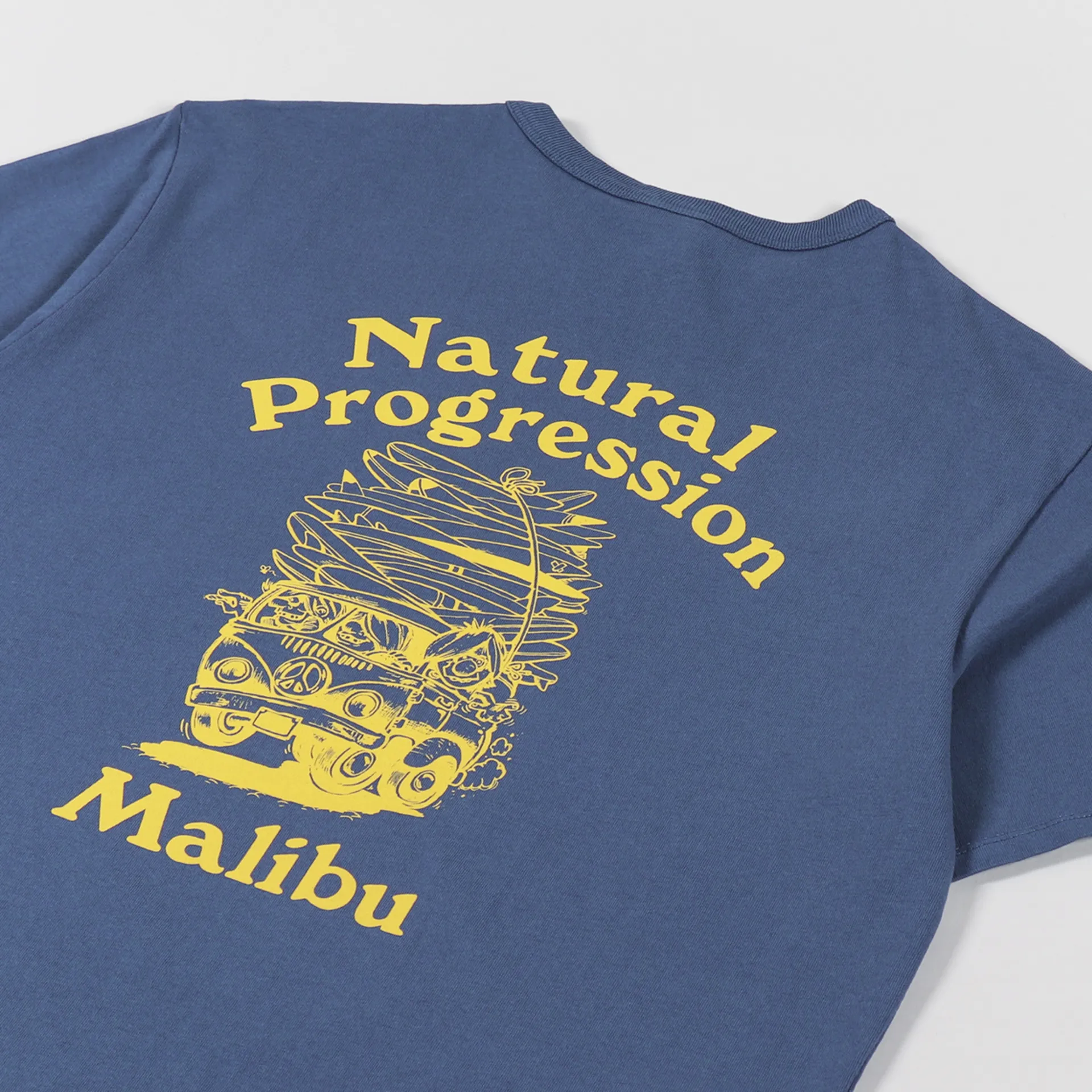 TSPTR Mens Short Sleeve Natural Progression T Shirt Navy Blue