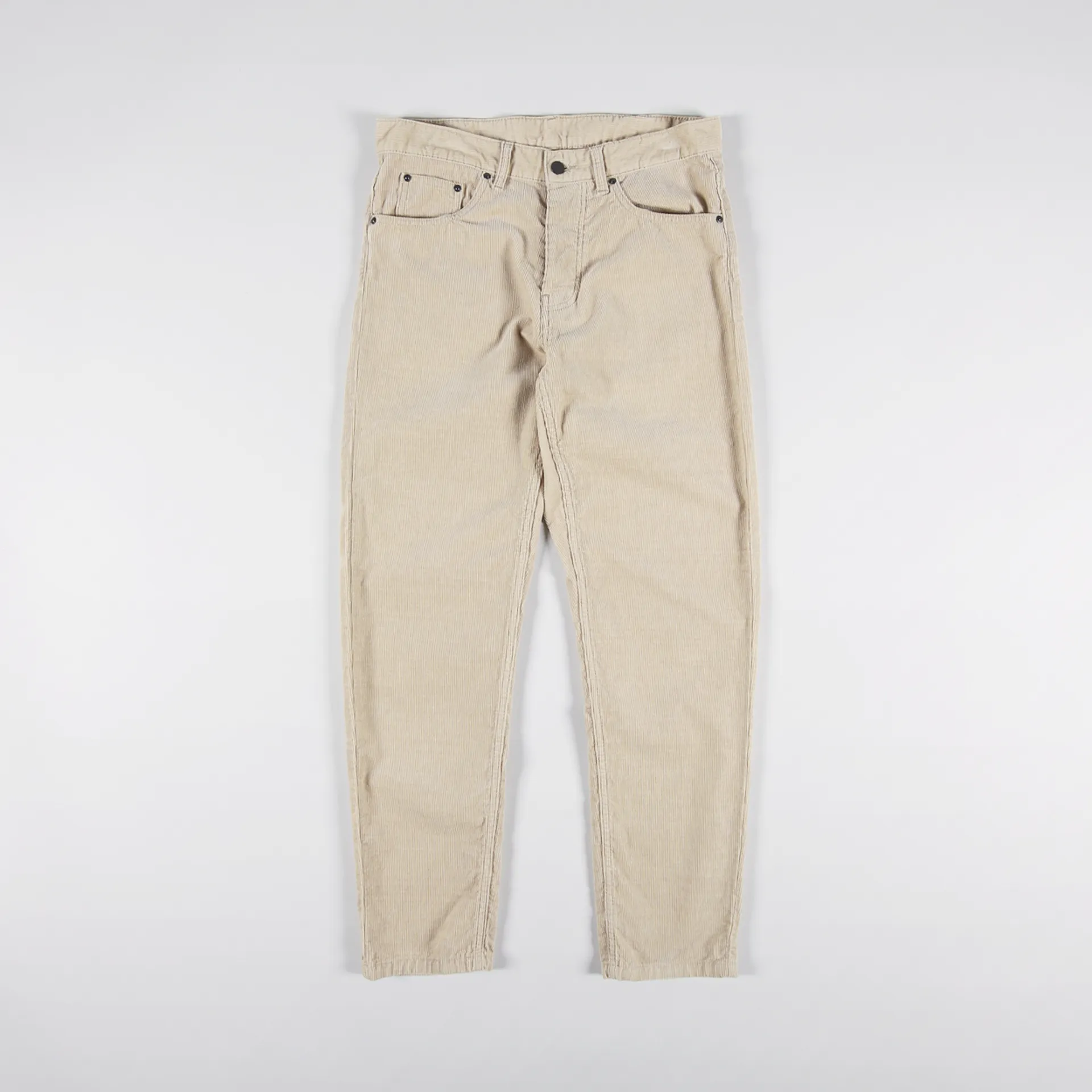 Carhartt WIP Mens Newel Pants Wall Rinsed Ford Corduroy