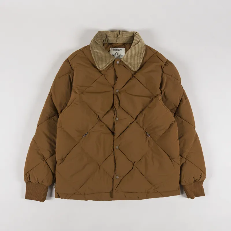 Kestin Hare Mens Dunbar Padded Jacket Tobacco Recycled Nylon