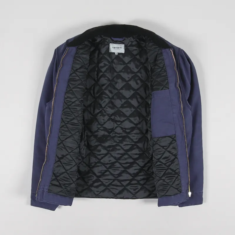 Carhartt WIP Mens OG Detroit Workwear Jacket Coat Blue Black