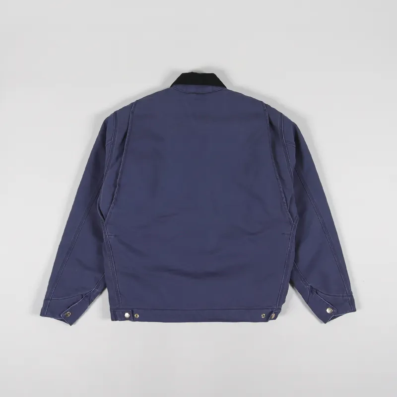 Carhartt WIP Mens OG Detroit Workwear Jacket Coat Blue Black