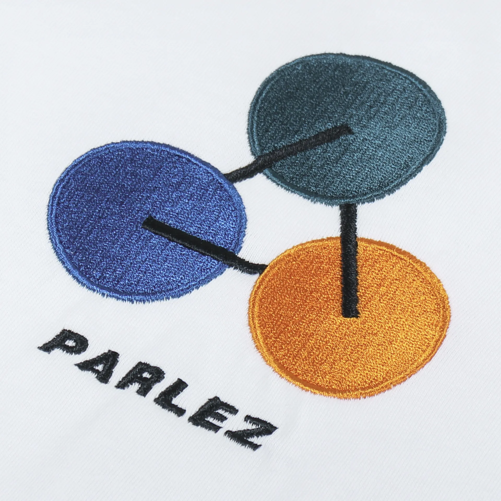 Parlez Mens Short Sleeve Ole Logo T Shirt White