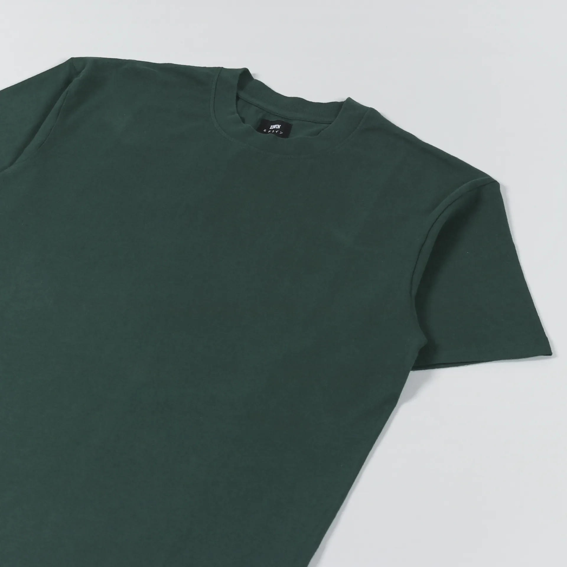 Edwin Mens Short Sleeve Oversize Basic T Shirt Pine Grove