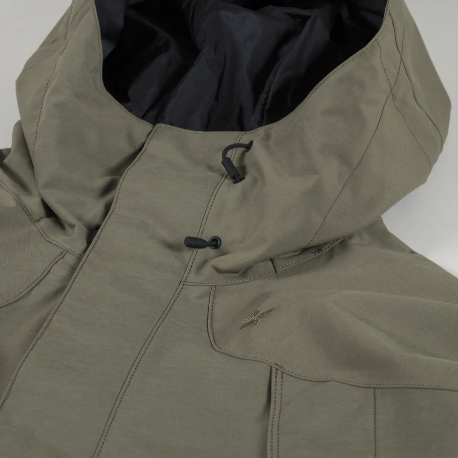 Goldwin Mens Pertex Unlimited 2L Jacket Nutshell Green Khaki