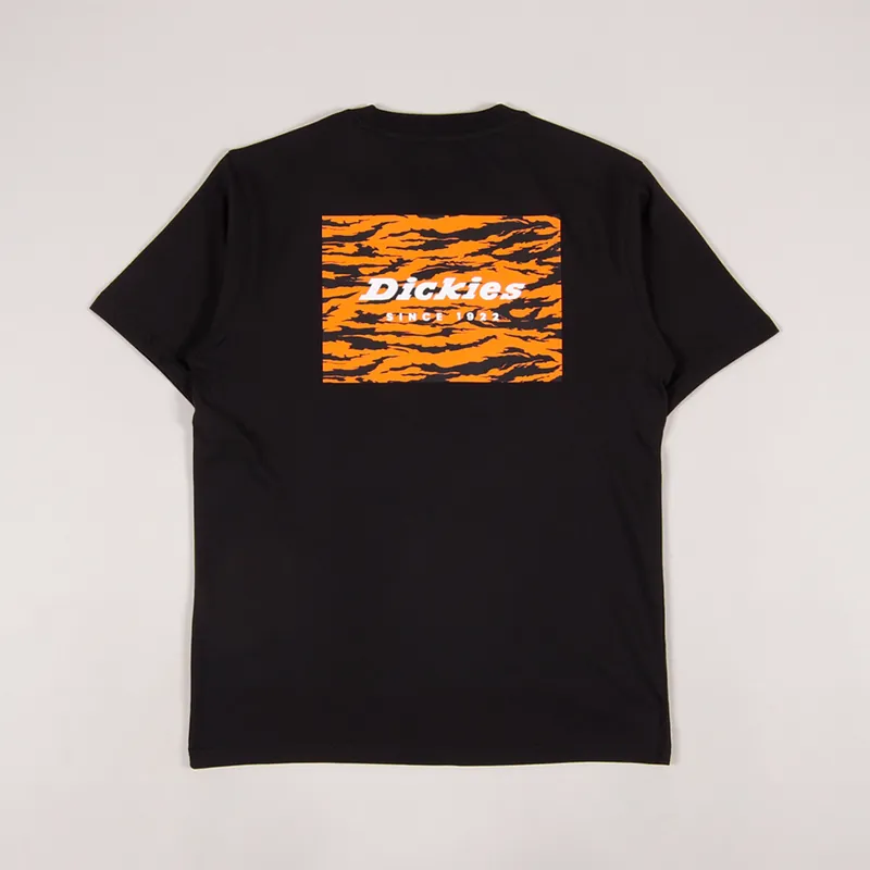 Dickies Life Mens Short Sleeve Quamba Box Graphic T Shirt Black