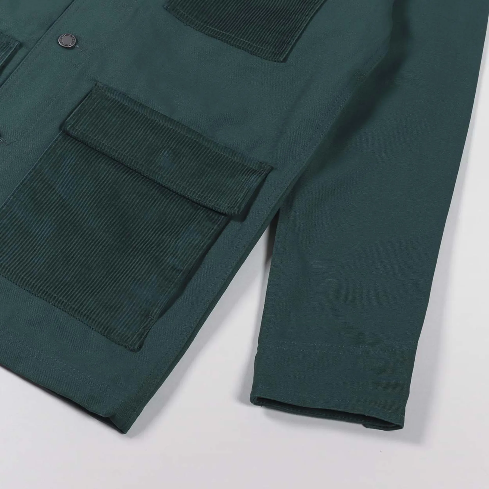 Dickies Life Mens Reworked Chore Coat Ponderosa Pine Green