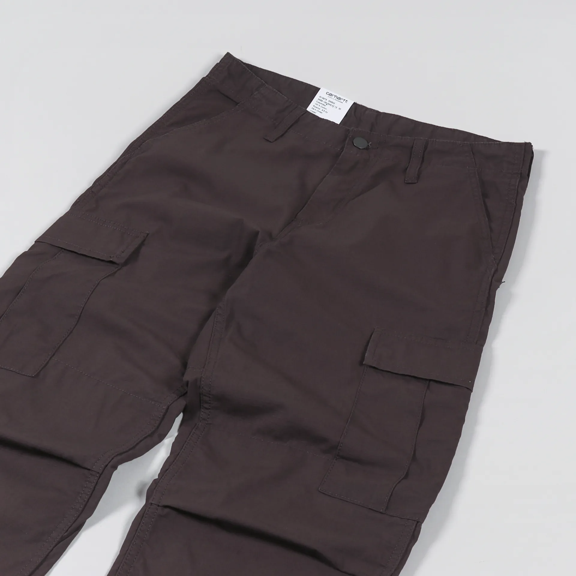 Carhartt WIP Regular Cargo Pants Dark Umber Columbia Ripstop