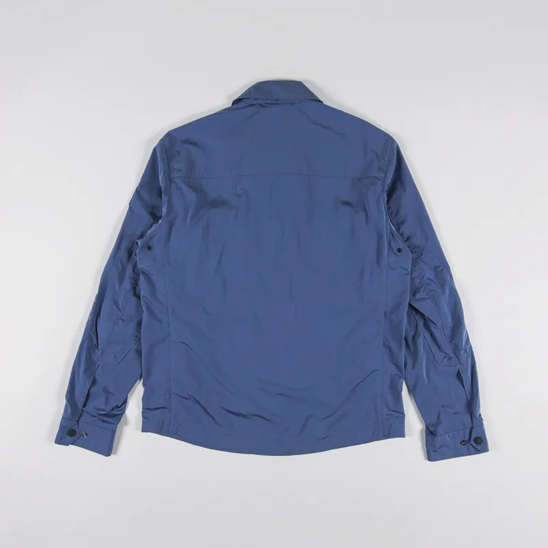 Belstaff Mens Lightweight Rift Overshirt Forward Blue Jacket