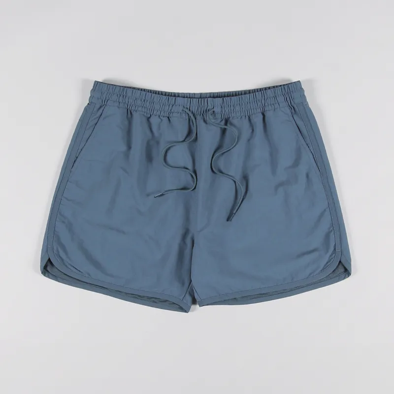 Carhartt WIP Mens Rune Swimming Shorts Storm Blue