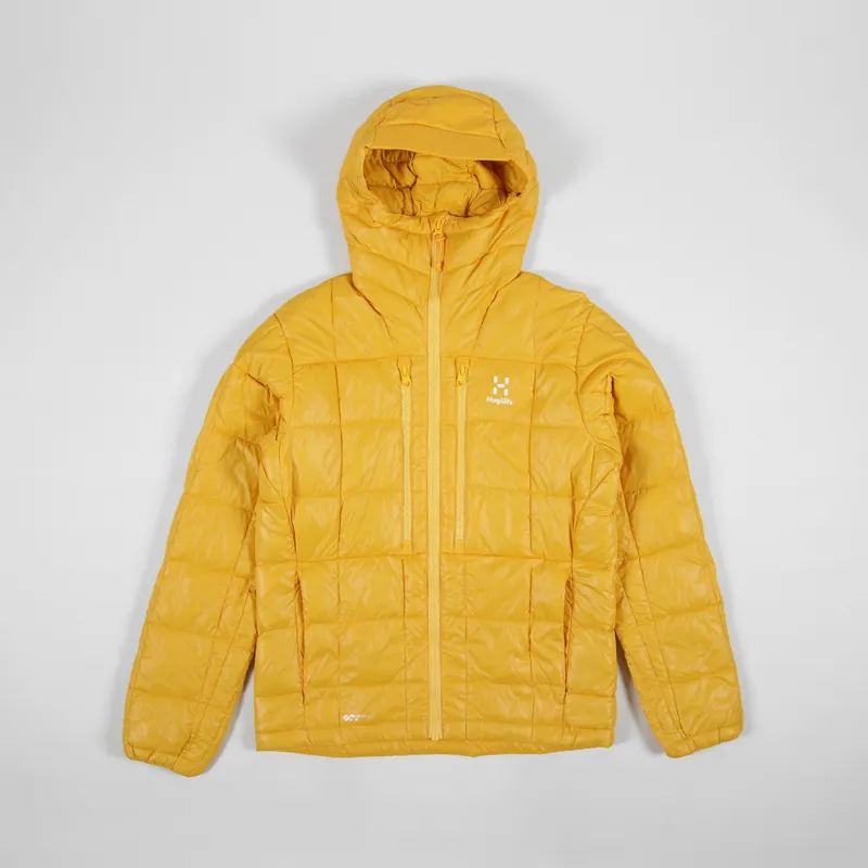 Haglofs Mens Insulated Roc Mimic Hood Pumpkin Yellow Jacket