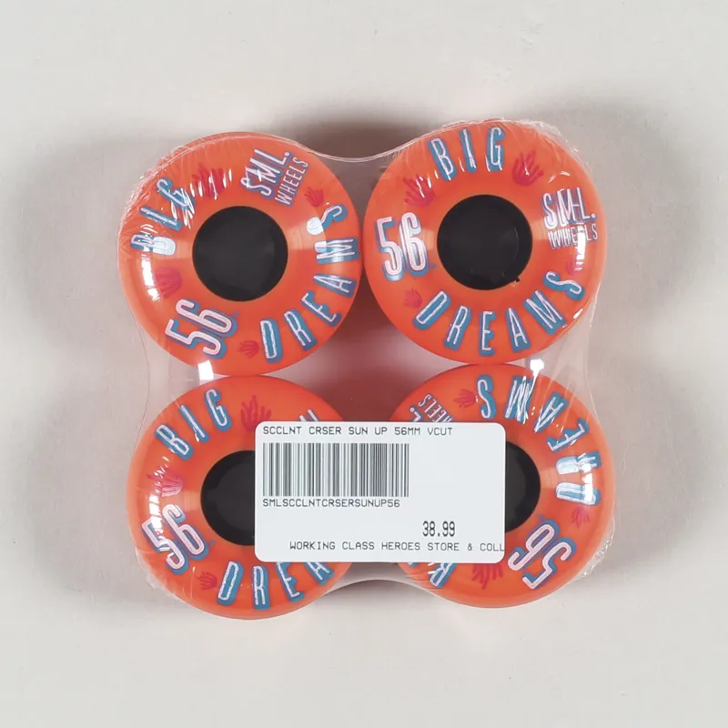 SML Wheels Succulent Cruiser Wheels Sun Up 92a 56mm V-Cut