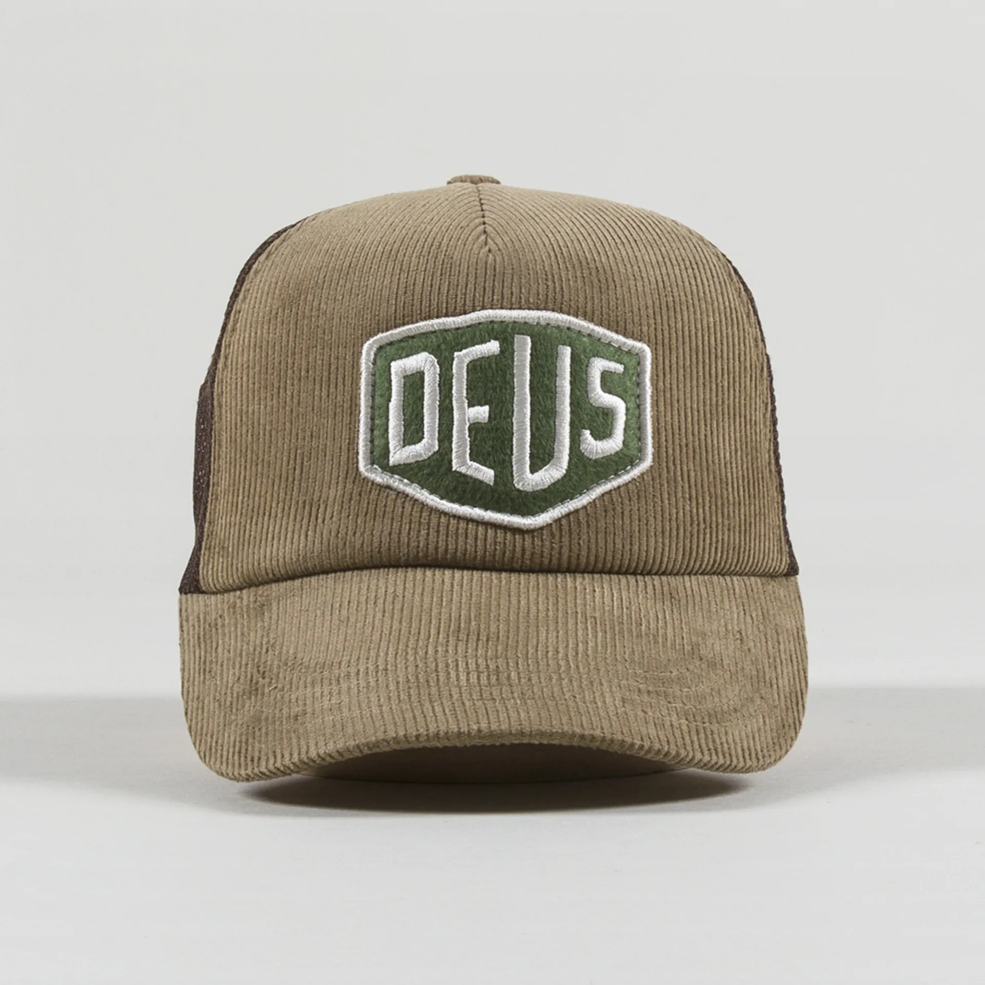Deus Ex Machina Shield Cord Trucker Cap Tobacco